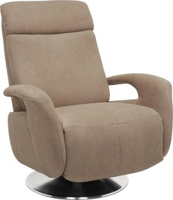 XXXLutz RELAXAČNÍ KŘESLO, textil, šedavě hnědá Beldomo System - Relaxační křesla - 000436026405
