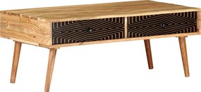 vidaXL Konferenční stolek 100 x 50 x 39 cm masivní akáciové dřevo [322666]