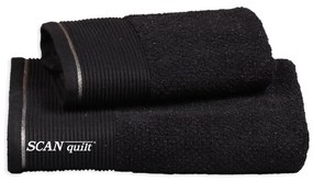 SCANquilt bavlněný ručník LUREX černá ručník 50 x 100 cm