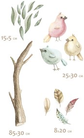 Lesní kolekce LittleOne - Větev s ptáčky