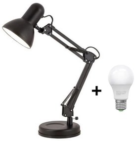 Brilagi - LED Stolní lampa ROMERO 1xE27/10W/230V černá