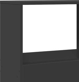 Knihovna černá 100 x 33 x 155,5 cm kompozitní dřevo 3309394