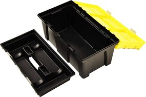 Box na nářadí plast 595 x 337 x 316 mm žlutý 146270