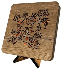 Li-Go "Víno" lampa 19x19cm provedení povrchu: černá s patinou
