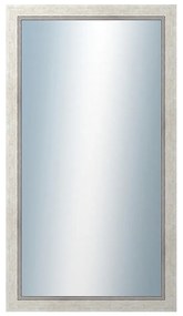 DANTIK - Zarámované zrcadlo - rozměr s rámem cca 50x90 cm z lišty CARRARA bílá (2896)
