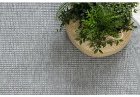 koberec kulatý TIMO 5979 SISAL venkovní rám světle šedá velikost kruh 200 cm | krásné koberce cz
