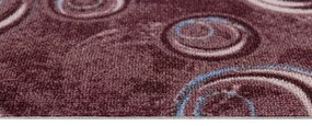 Koberce Breno Metrážový koberec DROPS 84, šíře role 400 cm, Červená, Vícebarevné