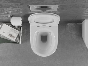 Mexen Lena Rimless závěsné WC se sedátkem s pomalým zavíráním, bílá - 30220300