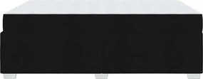 Rám postele s matrací Černá 140 x 200 cm textil 3399189