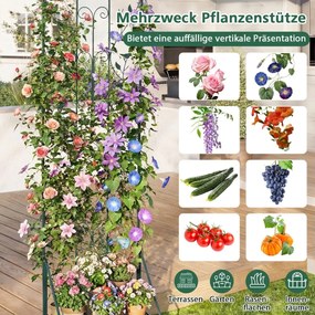 Costway Mřížovina na popínavé rostliny, volně stojící stojan