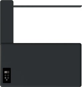 Mereo, Mereo Elektrický sušák ručníků, 1 modul, černý, MER-MT80B