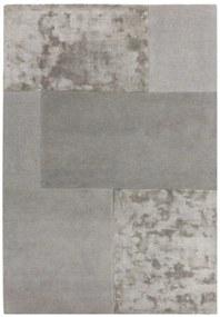 Šedý  koberec Kitkat Silver Rozměry: 120x170 cm