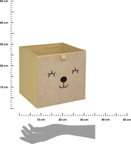 Dětský úložný box Animal hnědý