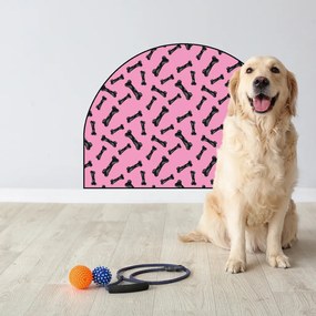 PIPPER. Ochranná textilní nálepka na zeď - Oblouk - Kostičky Velikost: 83x60cm, Jméno: Bez jména