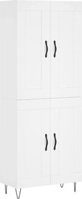 Skříň highboard bílá 69,5 x 34 x 180 cm kompozitní dřevo 3199713