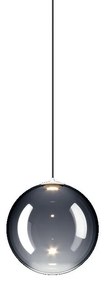 Lodes 17111 4327 Random Solo 12, závěs z kouřového foukaného skla, 1x3W LED 2700K, prům.12cm