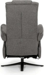 Polohovací křeslo šedé, elektrické TV-C5590 GREY2