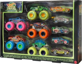 Sada autíček Mattel HCB57 Hot Wheels Monster Trucks
