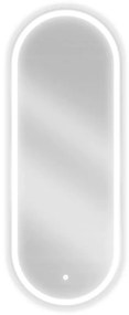 Mexen Bono podsvícené koupelnové zrcadlo 45 x 120 cm, LED 6000K, ventilátor - 9816-045-120-611-00