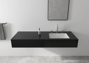 Hansgrohe Vernis Shape, umyvadlová baterie s výpustí, 3-otvorová instalace, černá matná, 71563670