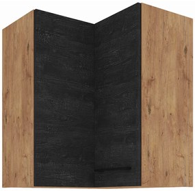 VIGO d | horní skříňka 60x60 GN-72 2F (90°) rohová | 60x60 cm | lancelot/dark wood | UNI dvířka