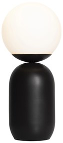 Nordlux Notti  , stolní lampa kov, sklo IP20 Varianta: černá, opálové sklo