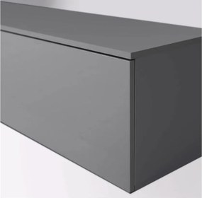 TV stolek 1,75 šedý lávový lesk Legs Box