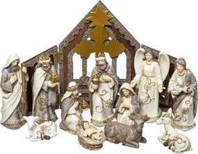 Vánoční betlém, 11 postav, Figurky 11 cm