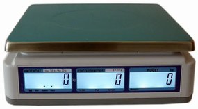 T-Scale Cejchuschopná počítací váha QHC se 2 displeji 6 kg/2 g