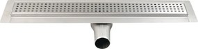 Gelco Manus Quadro nerezový podlahový žlab s roštem 950 mm DN50 nerez GMQ35