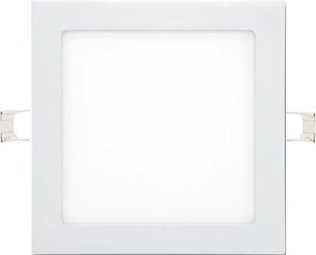 LEDSVITI 10269 Stmívatelný bílý vestavný LED panel 225x225mm 18W denní bílá