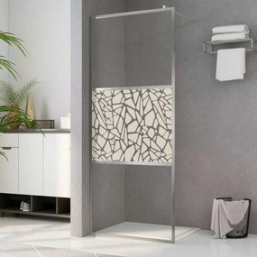 Zástěna do průchozí sprchy ESG sklo design s kameny 90 x 195 cm - Default Title
