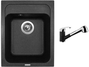 Set Sinks CLASSIC 400 Granblack + baterie Sinks LEGENDA S Granblack