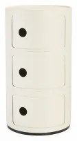 Componibili Mat 3box matná bílá recycled Kartell