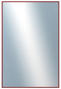 DANTIK - Zarámované zrcadlo - rozměr s rámem cca 80x120 cm z lišty Hliník vínová | P269-209 (7269209)