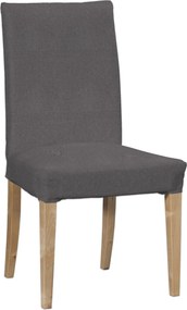 Potah na židli IKEA  Henriksdal, krátký barva šedá látka pletený vzor