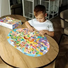 DODO Puzzle Denní rutina / 100 dílků