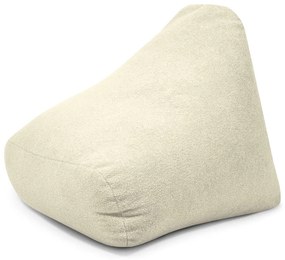 Krémový dětský sedací vak z textilie bouclé Snug 80 – SLOWDOWN