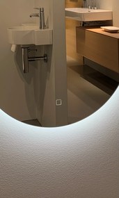 Oválné zrcadlo do koupelny s LED osvětlením - 100 x 50 cm s dotykovým senzorem - Ambiente Oval