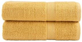 Prémiové ručníky SOLUND 2 ks zlaté 50x100 cm 600 g/m² 137281