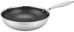 Kitchisimo Pánev wok nerezový nepřilnavý Chef 28 cm
