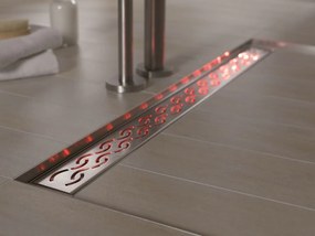 ACO ShowerDrain E Lightline osvětlení pro sprchové žlaby, červená 9010.89.02