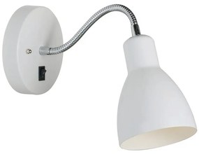 Nordlux - Nástěnná lampa CYCLONE 1xE14/15W/230V bílá
