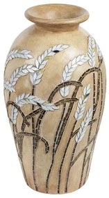 Dekorativní váza terakota 54 cm béžová SINAMAR Beliani