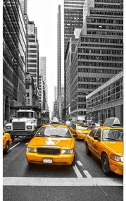 Vliesová fototapeta Taxi ve městě 150 x 250 cm + lepidlo zdarma / MS-2-0008 vliesové fototapety na zeď DIMEX