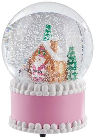 X-MAS Sněhová koule hrací 12 cm