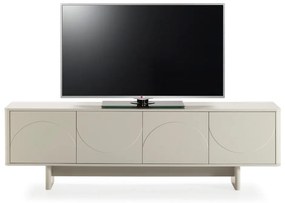 Krémový TV stolek 180x55x40 cm Solei – MOME