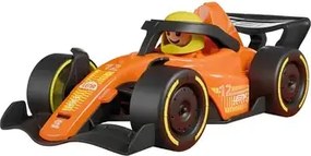 LENA Závodní vůz Formule oranžová / s figurkou / od 2 let