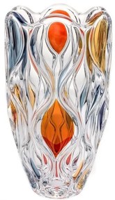 Bohemia Jihlava skleněná váza Ocean 30 cm (barevná varianta)