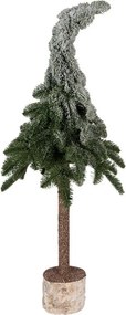 Elegantní zasněžený jehličnan na podstavci – Dotek zimní magie - Ø 30*85 cm